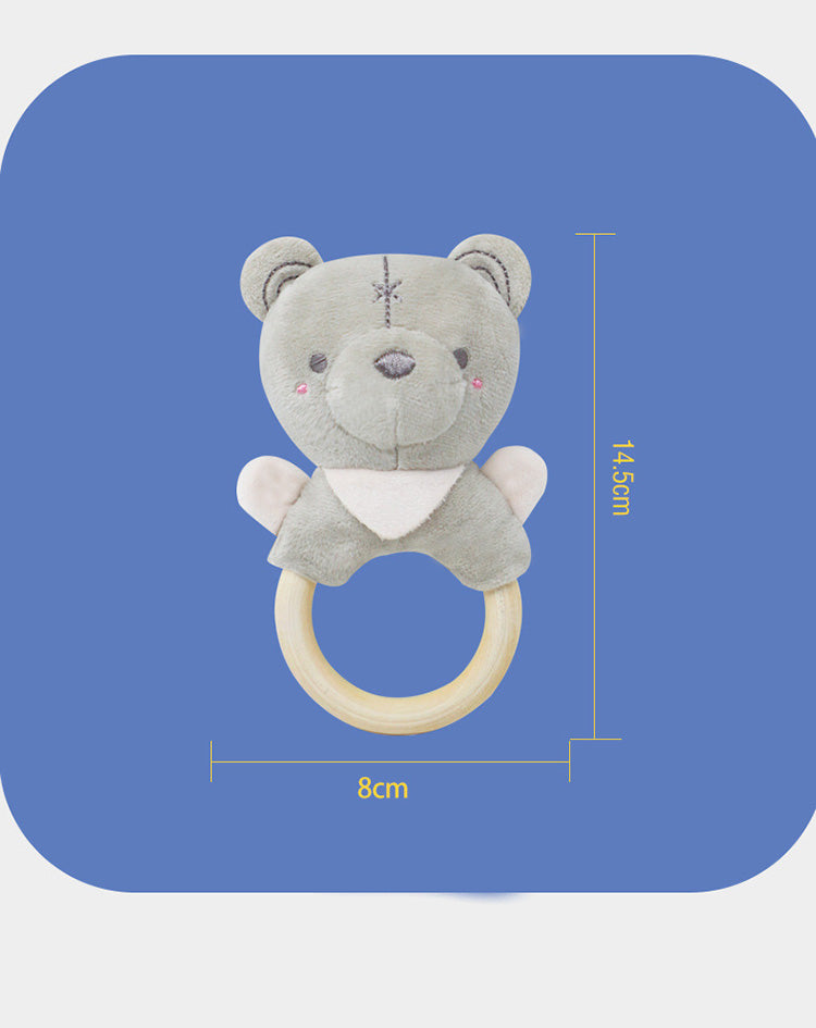 Wooden Ring Rattle - Bear – Leah