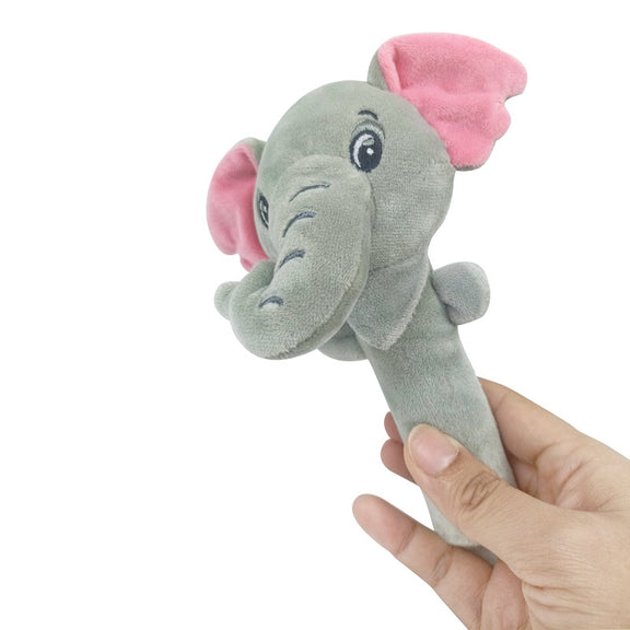 Animals Plush Rattle - Elephant – Leah