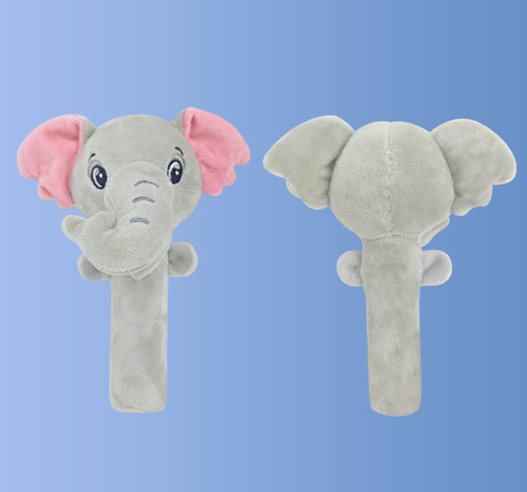 Animals Plush Rattle - Elephant – Leah