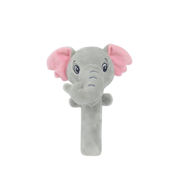 Animals Plush Rattle - Elephant – Leah