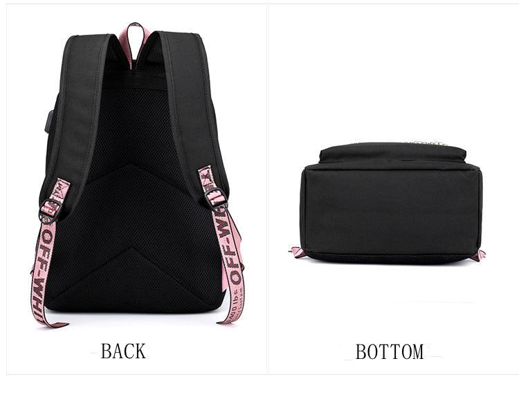 Canvas Backpack - Black – Leah