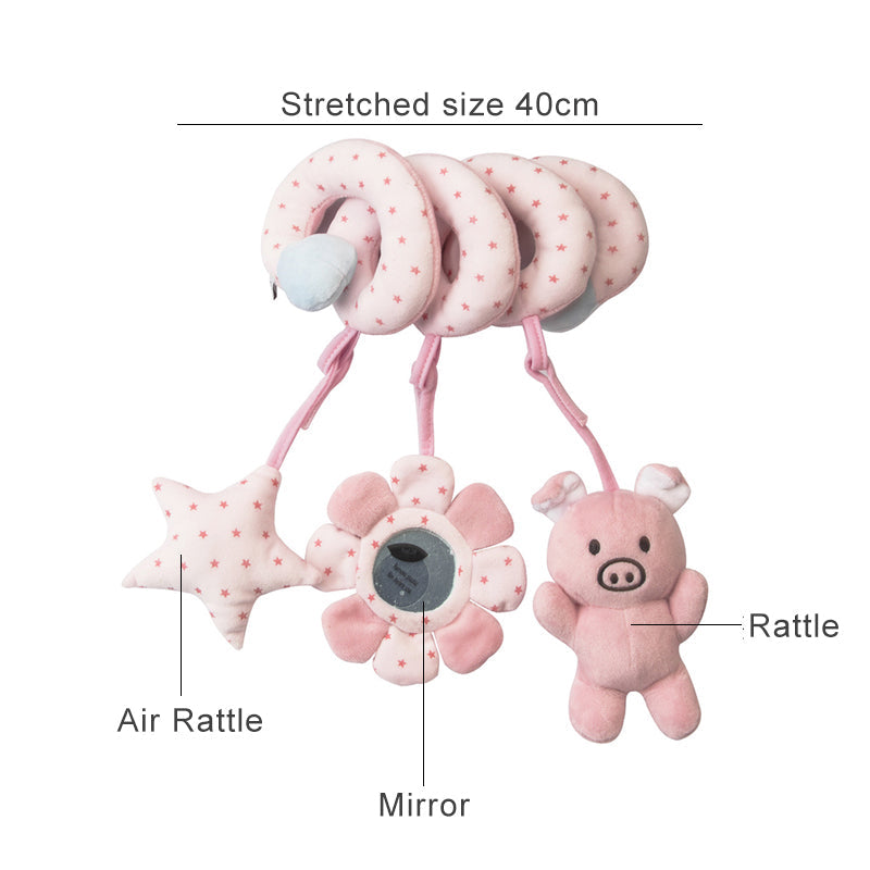 Activity Spiral - Gray Elephant with Mirror – Leah