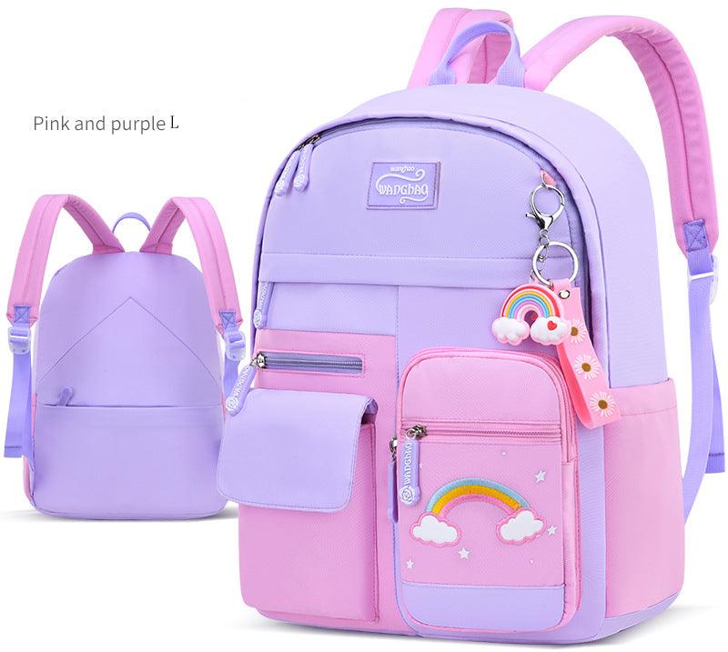 Dreamy Clouds Backpack - Purple – Leah