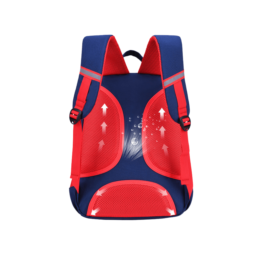 Stripes Backpack - Red – Leah